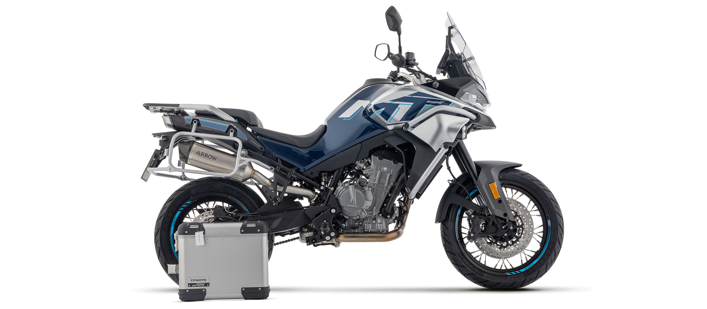 ARROW Auspuff RACE-TECH Aluminium für CF Moto 800 MT, 800 MT-X, 2025- | AR-71991AK