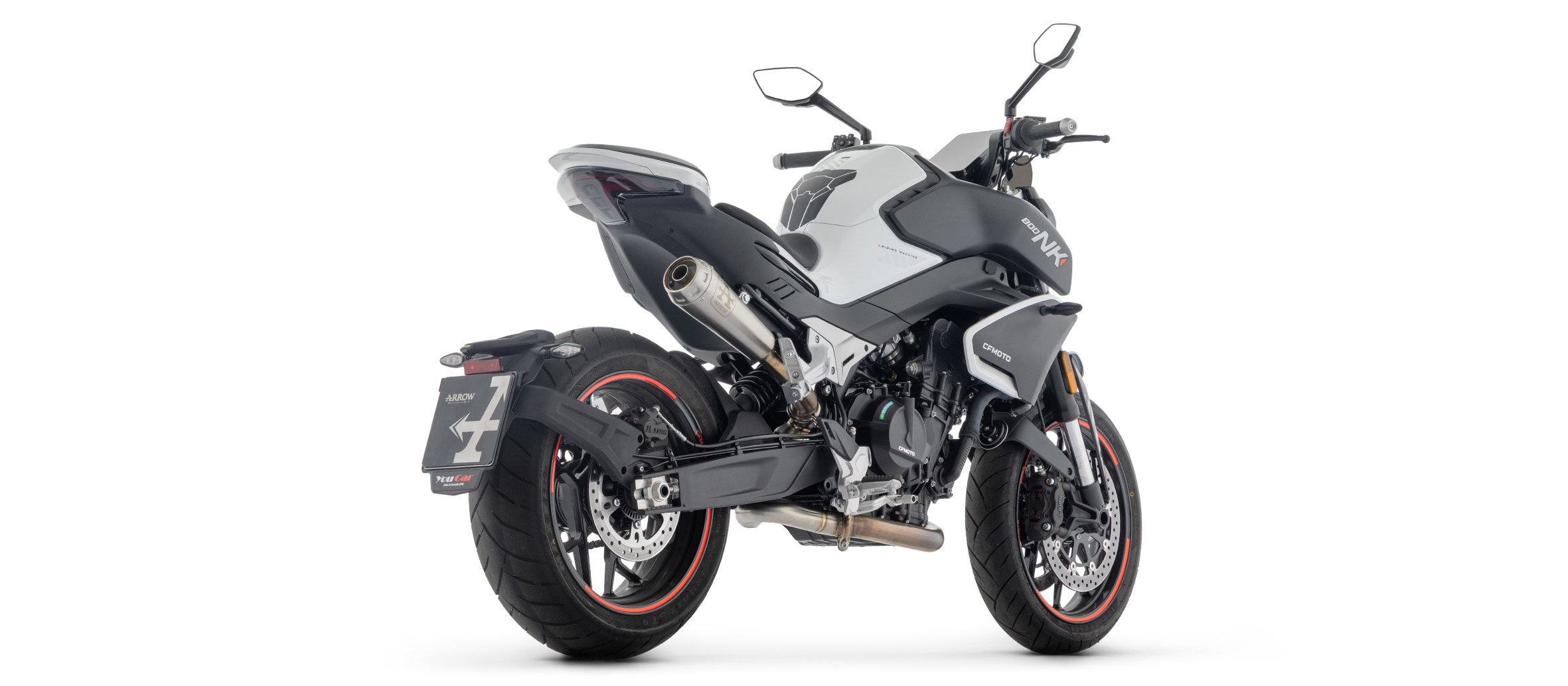 ARROW Racing-Komplettanlage PRO RACE Edelstahl für CF Moto 675 SR-R ...