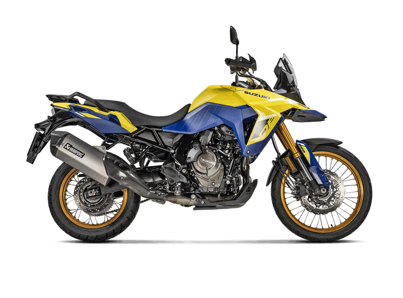Akrapovic Slip-On Line (Titan) Auspuff für Suzuki V-Strom 800 (2022 ...