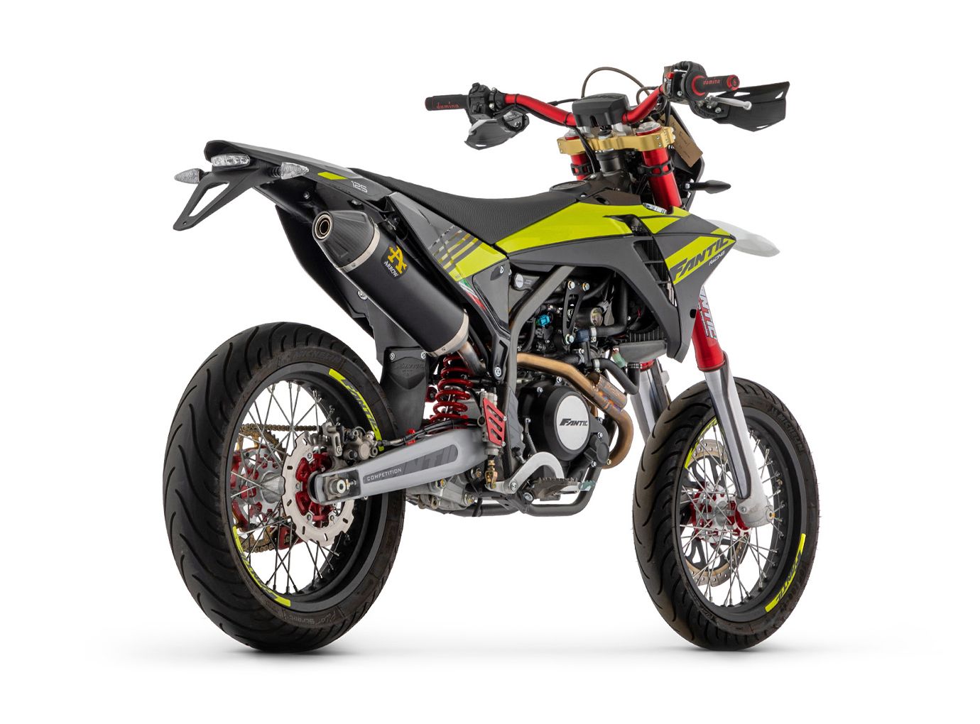 ARROW Auspuff DARK THUNDER für Fantic XEF / XMF 125 ab Modelljahr 2023 ...