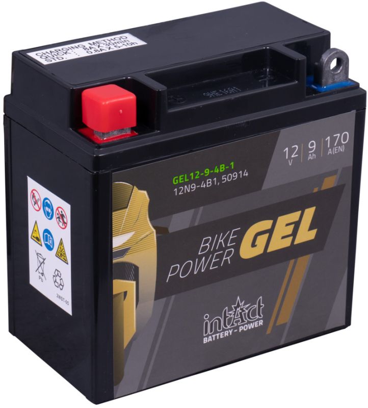 Intact GEL Batterie 12N9-4B1 / 50914 | 61-GEL12-9-4B-1