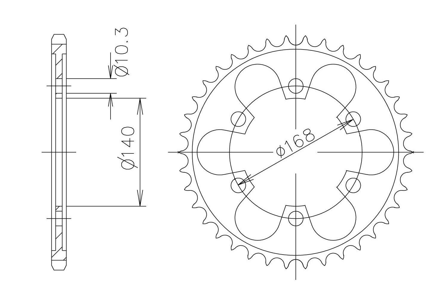 EK-Chain Kettensatz 525DEX für BMW F800GS ab Modelljahr 2009- Typ KR mit 10-er Schrauben | 23 ...