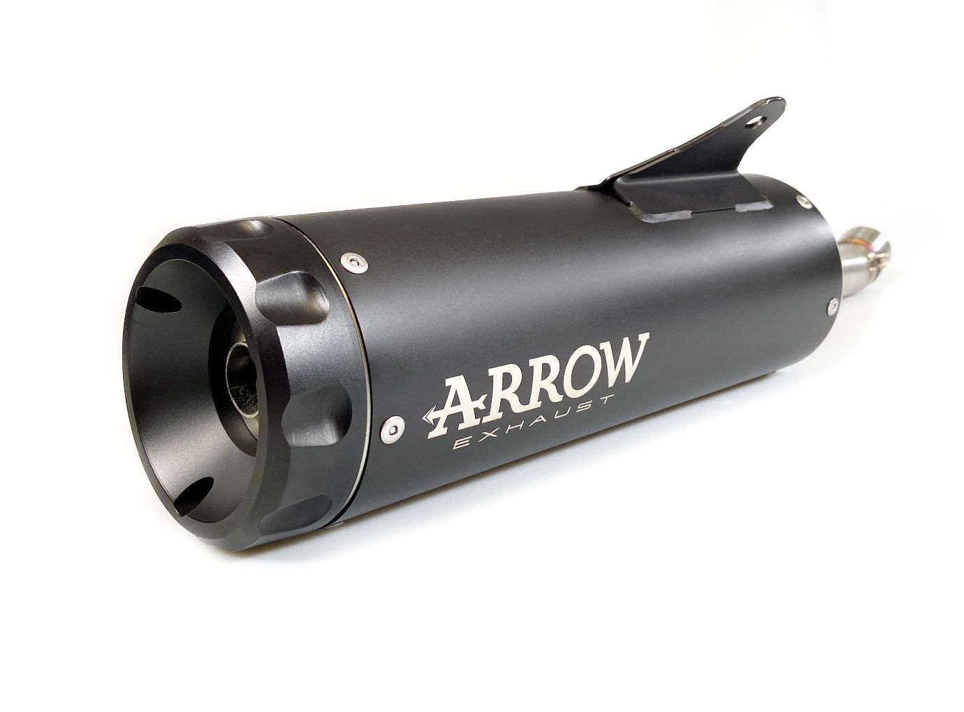 ARROW Auspuff REBEL DARK Sip-On mit Aluminium-Endkappe für Yamaha XSR ...